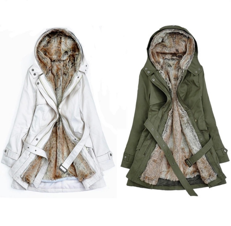 Winter Coats For Women With Faux Fur Lining on Luulla