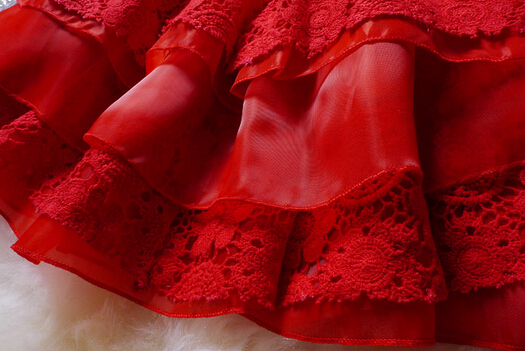 Sexy Red Lace Embroidered Dress #100207fh on Luulla