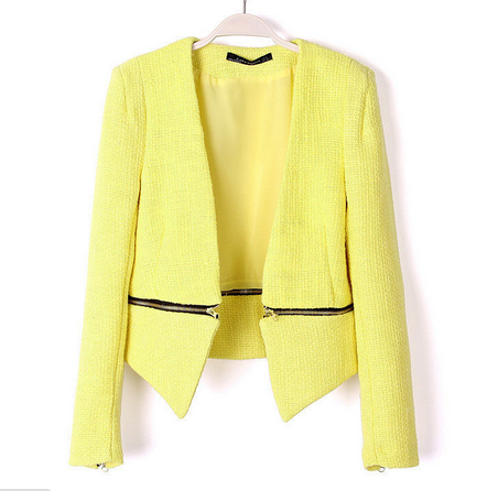 Fashion V-neck Long-sleeved Jacket #er103009 on Luulla
