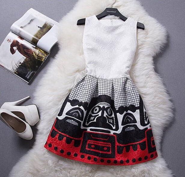 Slim Sleeveless Vest Princess Dress #we41109po on Luulla