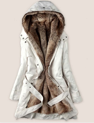 Winter Coats For Women With Faux Fur Lining on Luulla