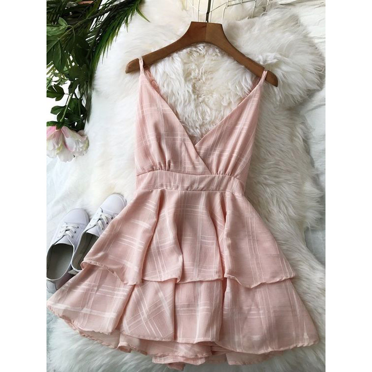Sling Backless V-neck Jumpsuit on Luulla