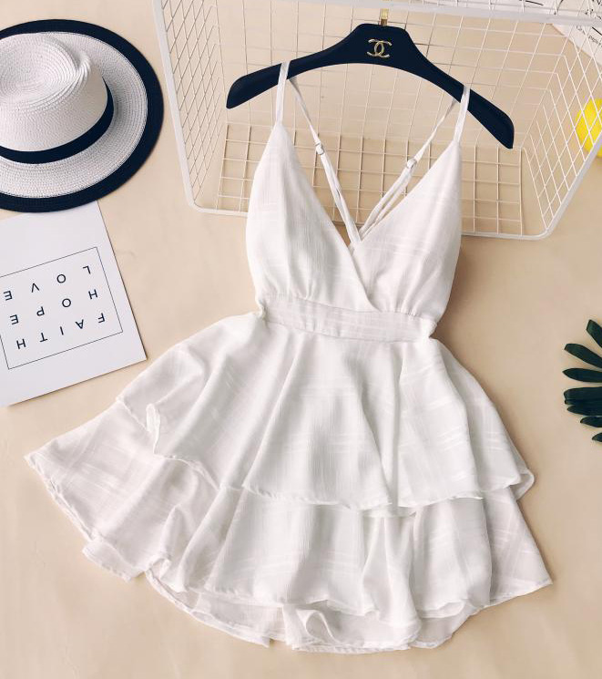 Sling Backless V-neck Jumpsuit on Luulla
