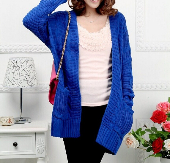 Bat Sleeve Loose Cardigan Sweater #ad100408hk on Luulla