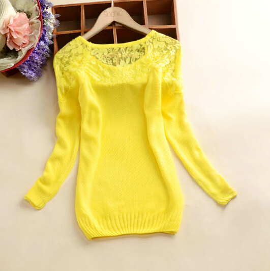 Round Neck Long-sleeved Knit #sf102016jl on Luulla