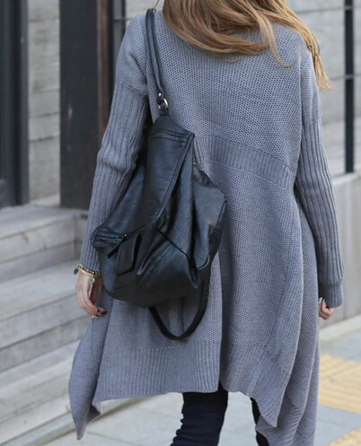 Irregular Knit Cardigan Sweater Jacket #dg102413 on Luulla