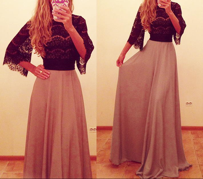 Sexy Lace Stitching Dresses #we30902po on Luulla